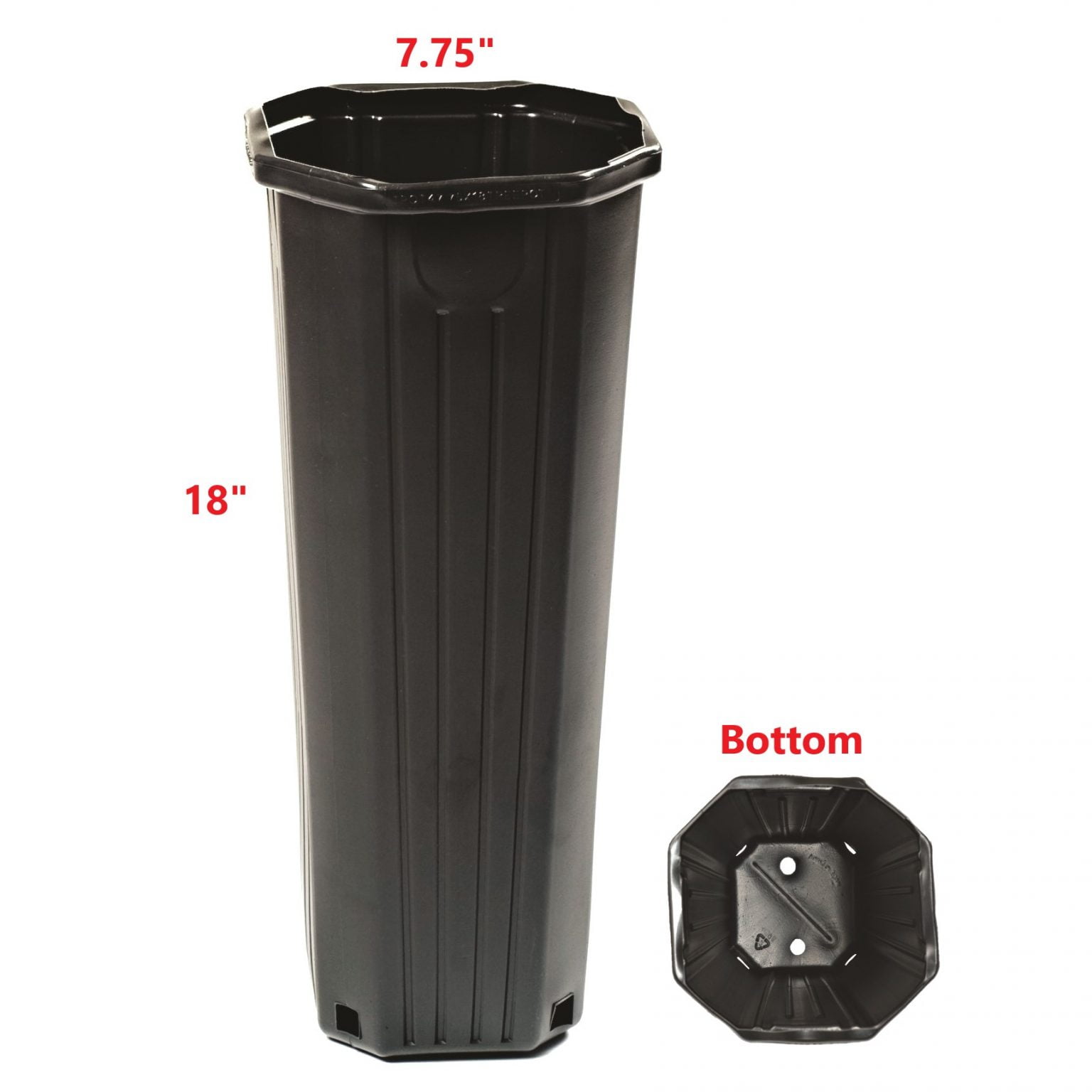 Treepots™ & Trays - TP818 - 7.75 x 18" Treepot - Stuewe & Sons