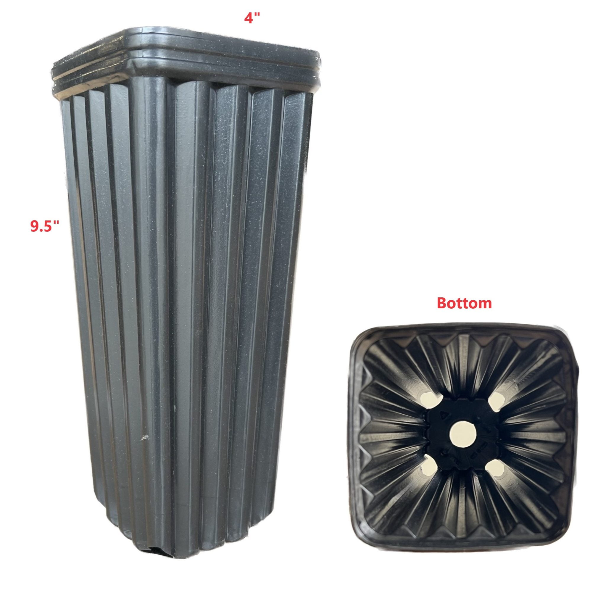 Mini-Treepots™ & Trays - MT49CH – 4 X 9.5″ MINI-TREEPOT WITH CORNER ...